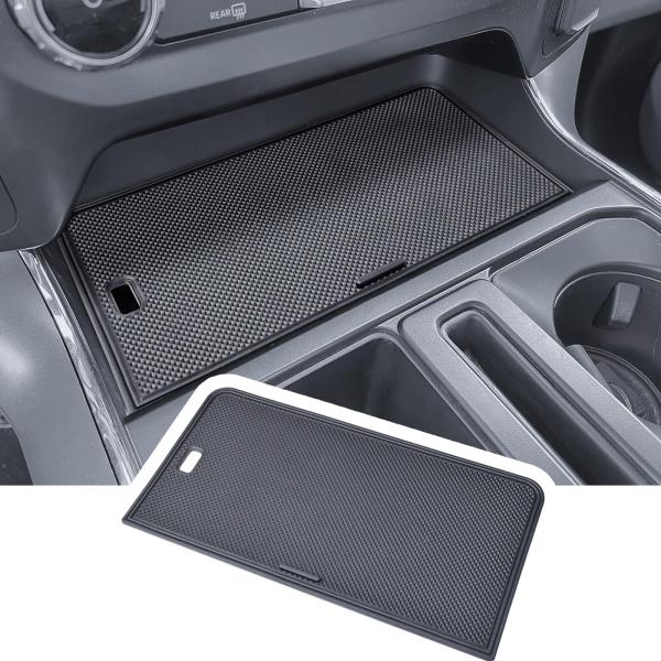 商品名: TACOBRO センターコンソールコンパートメントカバー 2021 2022 2023 2024 フォード F150 アクセサリー対応 隠しパネル シークレットポケット蓋 インテリアオーガナイザー (シフター前のオープンポケットに...