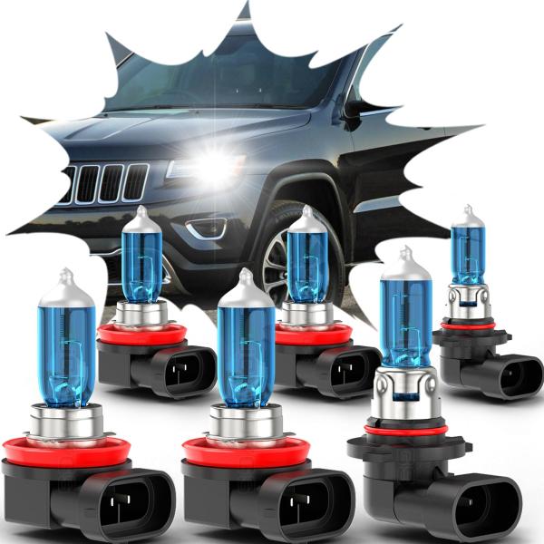 商品名:  XICNMOYGS 9005 H11 H11 Halogen Headlight Bulbs Fog Light Bulbs Fit for Jeep Grand Cherokee 2014 2015 2016, Ultra -...