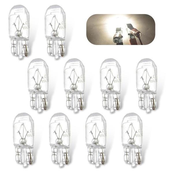 商品名:  Sephile 10 PCS T10 Car Brake Lights, 1891/7443 5 W Double-wire Vehicle Turn Signal Tail Light Replacements, Univer...