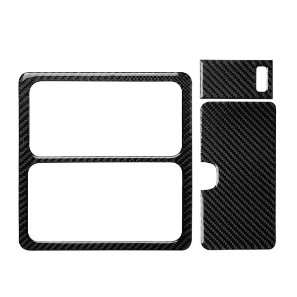 商品名:  Cnswee6 Front Hard Roof Reading Light Panel Strip Trim, Carbon Fiber Black Reading Lamp Reading Light Panel Frame ...