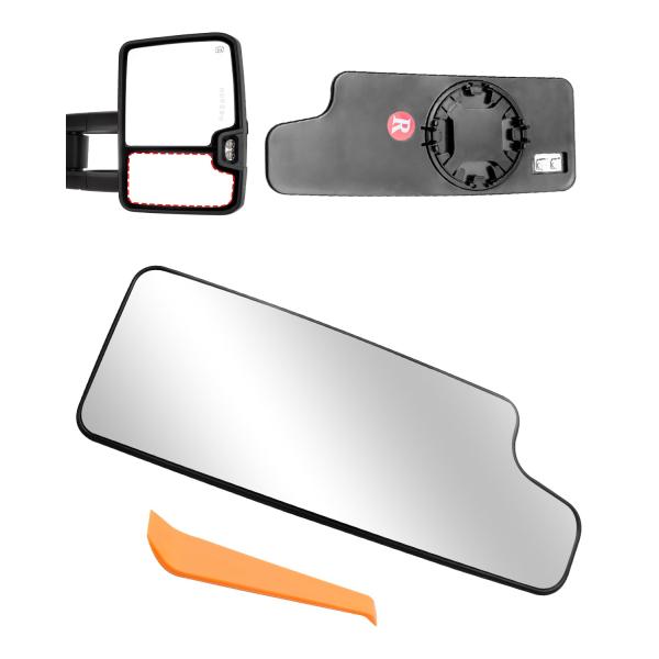 商品名:  AUGREX Rear View Lower Convex Towing Mirror Glass Right Passenger Side Fit for GMC Sierra Chevy Silverado 1500 250...