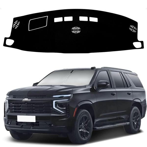 商品名: IIKSDII ダッシュカバー カスタムフィット シボレー サバーバン / シボレー タホ / GMC ユーコン 2021-2023 (GMCユーコンデナリ非対応) ダッシュボードカバー ノンスリップパッド ダッシュボード マット...