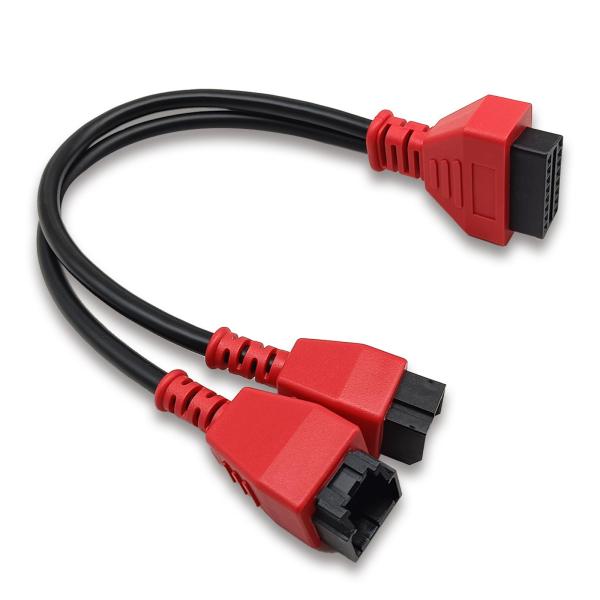 商品名: Dunvikuケーブルアダプター OBD2アダプターケーブルコネクター バイパスゲートウェイプロトコルケーブル 12+8ピンコネクター メインテストケーブル Chry-sler Je-ep Do-dge Autel Maxisys...