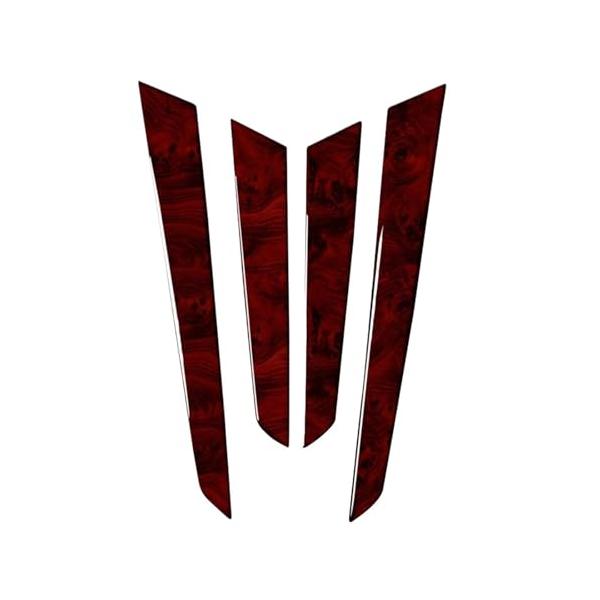 商品名:  OPEZER 4PCS Red Wood Grain Interior Door Panel Trim Cover Accessories for Mercedes for Benz C Class W204 2007-2013...