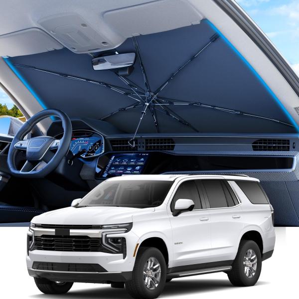 商品名: REEVAA 2025 アップグレード 車用フロントガラス用サンシェード傘 [ナノアイスクリスタル冷却] フロントウィンドウ用サンシェード、内装を保護&amp;涼しく保つ XL-155X100 REEVAA 2025 Upgrad...