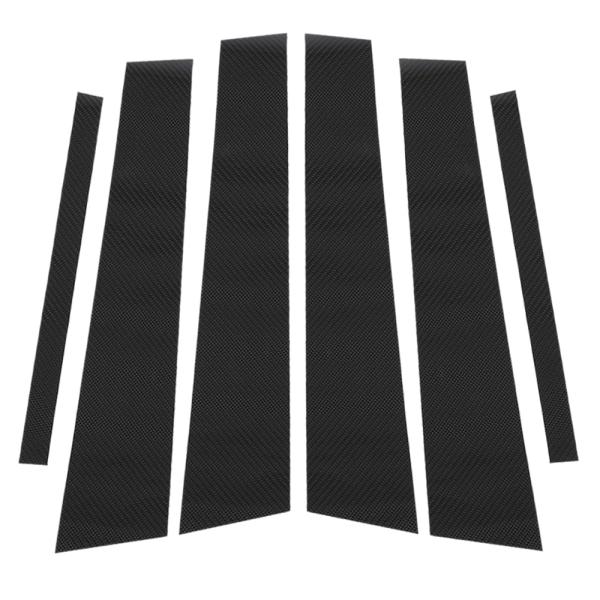 商品名:  G-PLUS 6pcs Black Exterior Door Window Panel Trim Stickers, Side Door Window Pillar Post Trim Cover Replacement, F...