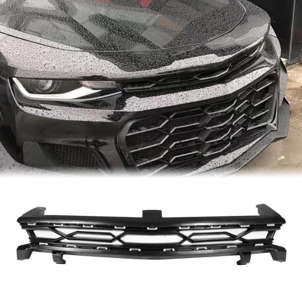 商品名:  MODILOVER Grille, Compatible with 2016-2024 Chevy Camaro, Polypropylene(PP) ZL1 1LE Style Front Bumper Upper Grill...