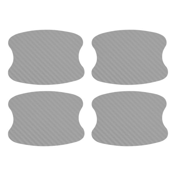 商品名: TUCKBOLD カーマグネット 車のドアハンドル スクラッチプロテクター 73x95mm 傷防止| ドアハンドル保護フィルム カーボンファイバー シルバートーン 4個 TUCKBOLD Car Magnet Car Door H...