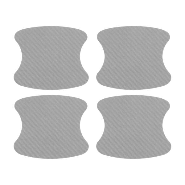 商品名: TUCKBOLD カーマグネット 車のドアハンドル スクラッチプロテクター 90x100mm 傷防止| ドアハンドル保護フィルム カーボンファイバー シルバートーン 4個 TUCKBOLD Car Magnet Car Door ...