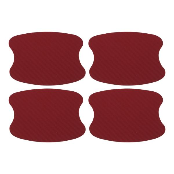 商品名: TUCKBOLD カーマグネット 車のドアハンドル スクラッチプロテクター 73x95mm 傷防止| ドアハンドル保護フィルム カーボンファイバー レッド 4個 TUCKBOLD Car Magnet Car Door Handl...