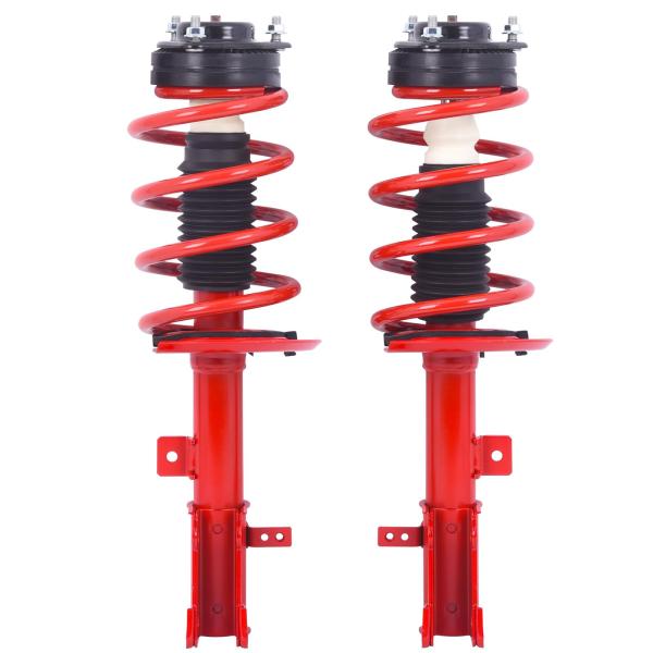 商品名:  TOPAZ Bright Red Front Pair Complete Struts Shock Absorber Assembly Compatible with 2011-2014 Chrysler 200 2007-20...