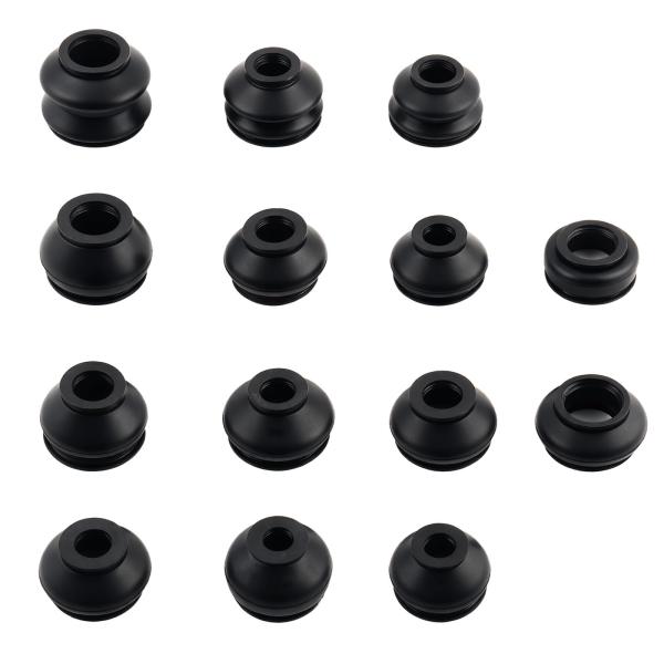 商品名:  14PCS Tie Rod Boot Kit,14 Sizes Rubber Ball Joint Boot Replacement for Dustproof,Universal Tie Rod End Boot of Tur...