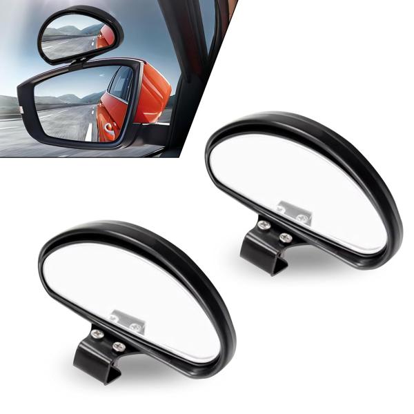商品名:  DACIRTY 2 PCS Car Blind Spot Mirror, Adjustable Wide-angle Expanded Vision Auxiliary Rearview Mirror, Bolt-on Side...