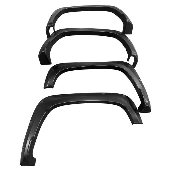 商品名:  IKON MOTORSPORTS Fender Flares Compatible with 2020-2022 Chevrolet Silverado 2500 HD, Pocket Riveted Style Injecti...