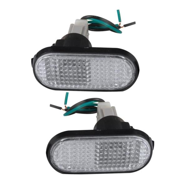 商品名:  ATKMAXON Side Marker Lights Flat Quarter Panel Turn Signal Lamps Pair Heavy Duty ABS Plastic Housing/Polycarbonate...