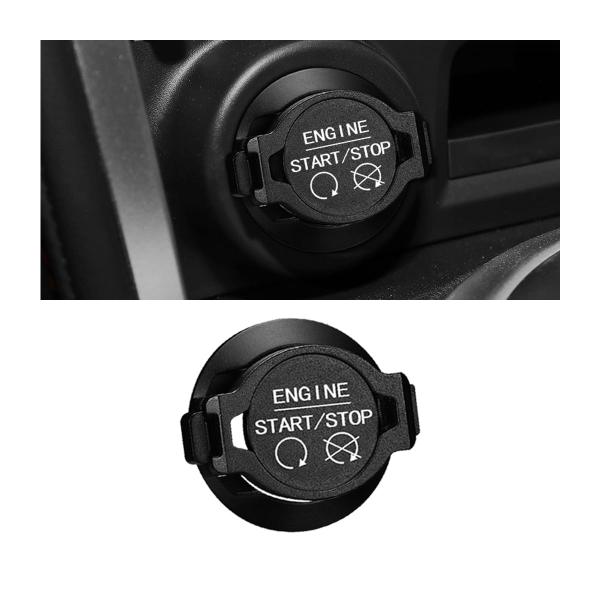 商品名: zipelo 車 プッシュトゥスタートボタンカバー、車内エンジンイグニッションスイッチ保護ボタンカバーステッカー、オートワンボタンスタートストップ装飾カバー、RVSUVトラック用ユニバーサル(ブラック) zipelo Car Pu...
