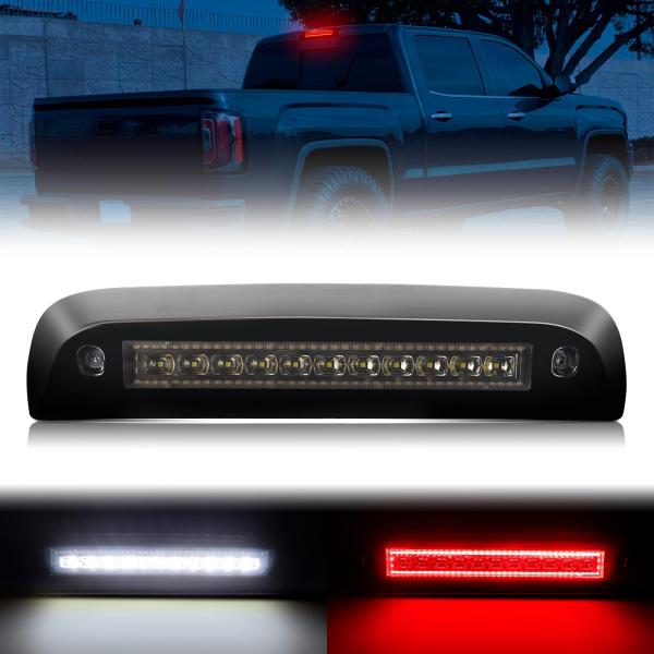 商品名:  FetonAuto Smoked LED 3rd Third Brake Light for 2014-2018 Chevy Silverado GMC Sierra 1500 2500HD 3500HD, Rear Cab R...