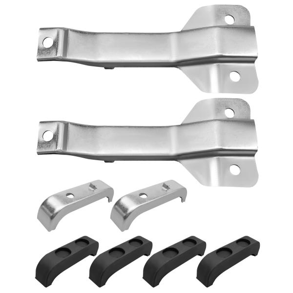 商品名:  4 Core Heavy Duty Radiator Bracket Kit Fit for Chevy GMC C10 C20 C30 1967 1968 1969 1970 1971 1972, Radiator Suppo...
