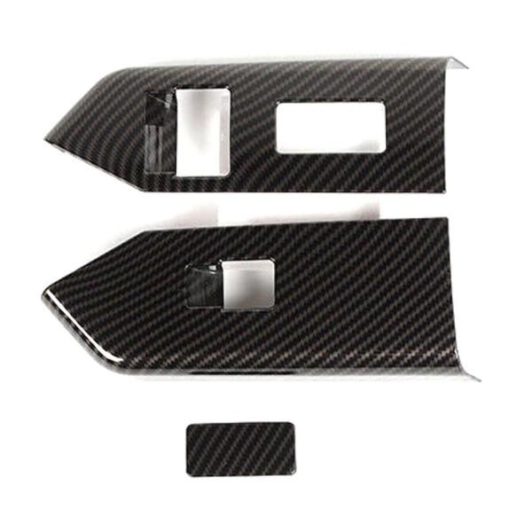 商品名:  HMKJHL Carbon Fiber Window Lift Switch Button Panel Cover Accessories Front Left Right 2pcs for Ford for Mustang 2...