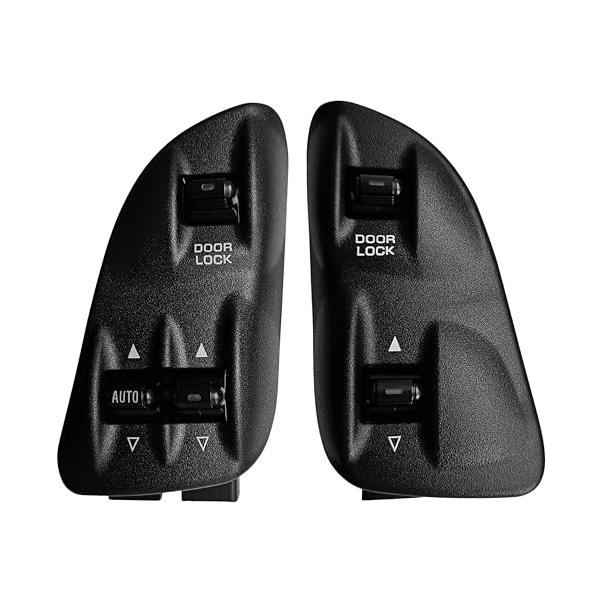 商品名: SWITCHDOCTOR ウィンドウマスタースイッチ、ベゼル、助手席ウィンドウスイッチ&amp;ベゼルセット 1998-2002 Dodge Ram 1500 2500 3500用 (レギュラーキャブ、シングルキャブ、クラブキャブ...