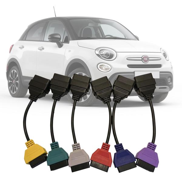商品名: マルチECUScan用OBD2アダプターセット、OBDii診断スキャナー交換用フィアット、ジープ、クライスラー、ダッジ、Lancia ECUスキャンツール、ELM327 V1.4/VAG KKL 409ケーブル付きFiatECUs...