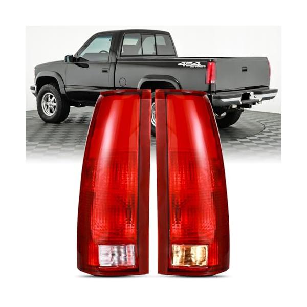 商品名:  Tail Lights Rear Lamp Assembly Compatible with 1988-1999 Chevy Silverado/GMC Sierra C/K 1500 2500 3500, Fit For Su...