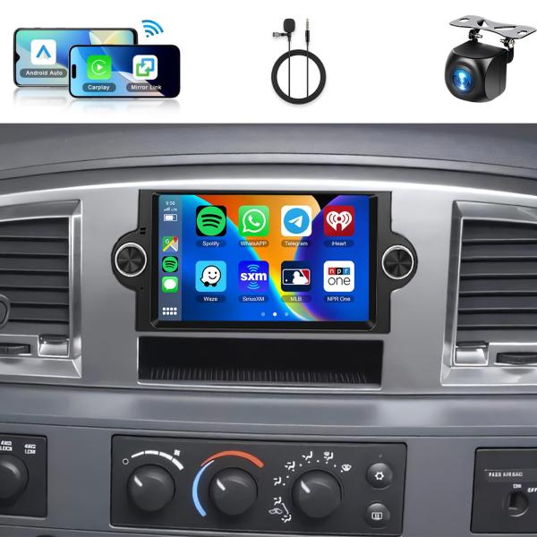商品名: 【8コア 4+64G】Dodge Ram 1500/2500/3500 (06-08)、Dodge Durango (05-2008)、Chrysler 300 Touring/300C/300M (05-07)、Jeep Gra...