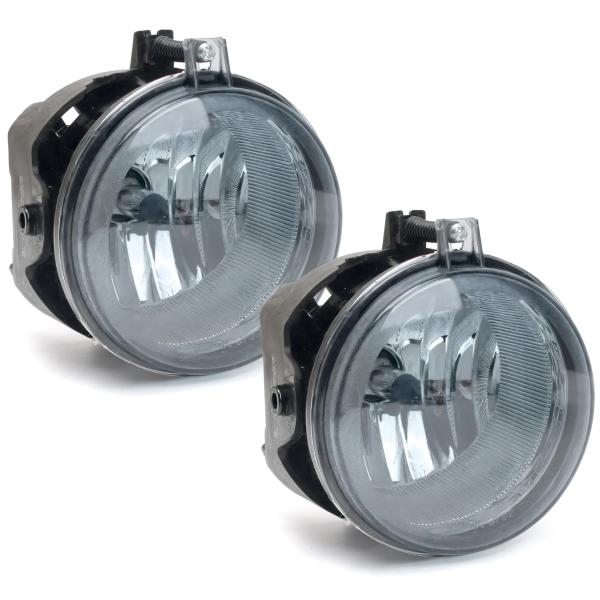 商品名: Marsrut 2個 バンパーフォグライト、ドライビングフォグスモークランプアセンブリ ダッジチャージャー2006-2009、チャレンジャー2008-2010 電球付き、02HLA3709A (ブラック) 2pcs Fog Lig...