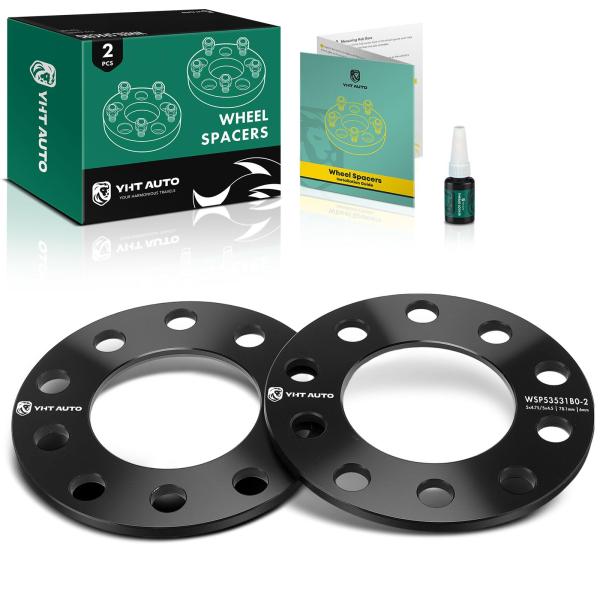 商品名:  YHTAUTO 5x4.75/5x4.5 Wheel Spacers 6mm Compatible with Toyota, Ford, Honda, Hyundai, Jeep, Dodge, Kia, Lexus, Mazd...