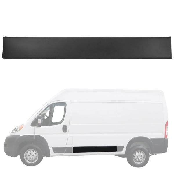 商品名: COOL STAR 1ZT46JXWAB サイドカーゴスライドドア ボディモールディング トリムサイド 中央下部 外装モールディングパネル Ram Promaster 1500 2500 3500 2019-2024に対応 1ZT...