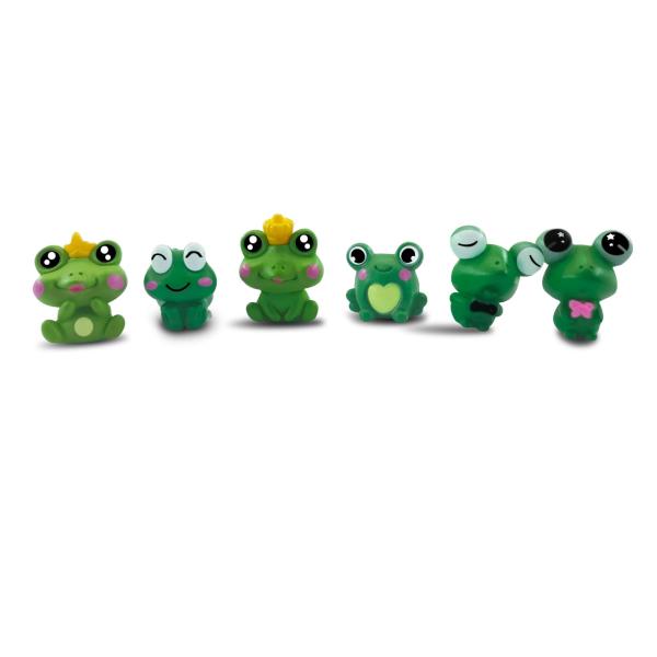 商品名:  Lyxheth 6PCS Funny Mini Frog Car Ornament, Frogs Car Accessories, Cute Vehicle Frogs Dashboard Center Console Orna...