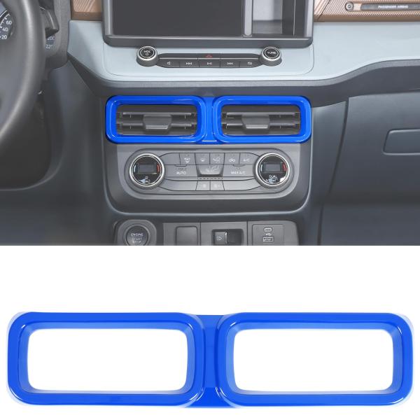 商品名: Aunginsy センターコンソールエアアウトレットトリムカバー フォードマーベリック2022-2024 カーセントラルコントロールエアコンコンセントパネル装飾フレームフロントA/Cベントプロテクターインテリアアクセサリー Aun...