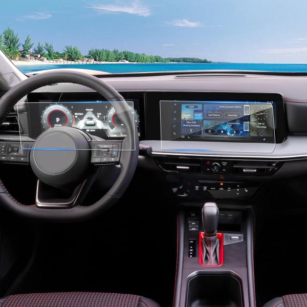 商品名:  Coleya (4pcs) 2025 2026 Kicks Screen Protector for Nissan Kicks (Dual 12.3-inch Displays) (SV/SR/S), 2026 2025 Kic...