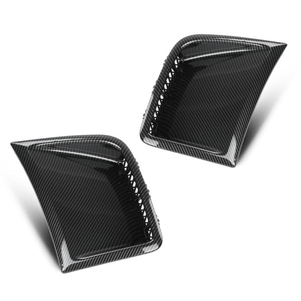 商品名:  Front Bumper Side Air Vents Corner Cover Carbon Fiber Plastic Compatible with Subaru WRX STi 2008-2014ブランド: CNNELL...