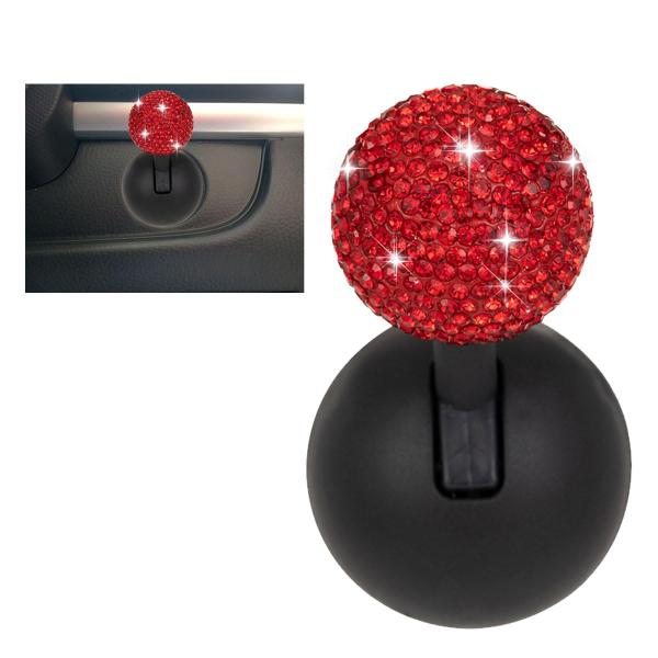 商品名:  Car Push Start Button Cover, Rhinestone Engine Start Stop Button Joystick Covers, One-Button Push to Start Rocker ...