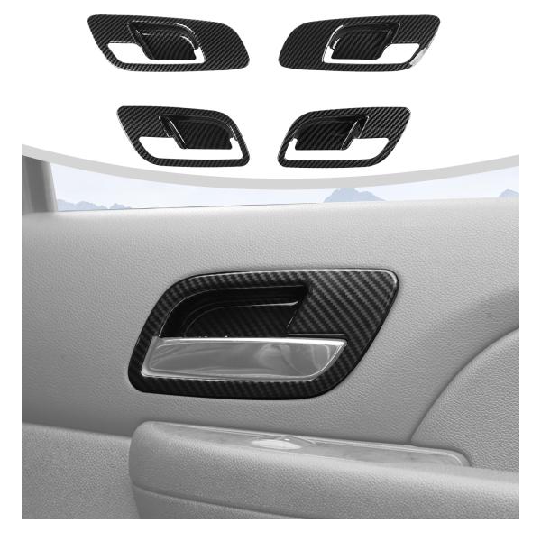 商品名:  RT-TCZ Inner Door Handle Bowl Cover Trim Decoration Interior Accessories for Chevy Avalanche/Suburban/Tahoe 2007-2...