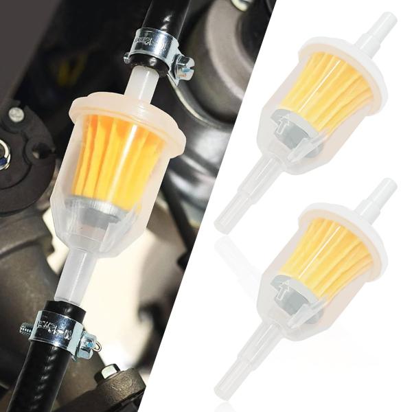 商品名:  SWQS 2 PCS Inline Fuel Filter, 1/4" and 5/16" Fuel Filter, Gas In Line Fuel Filters with Magnet for Lawn Mower, Sm...