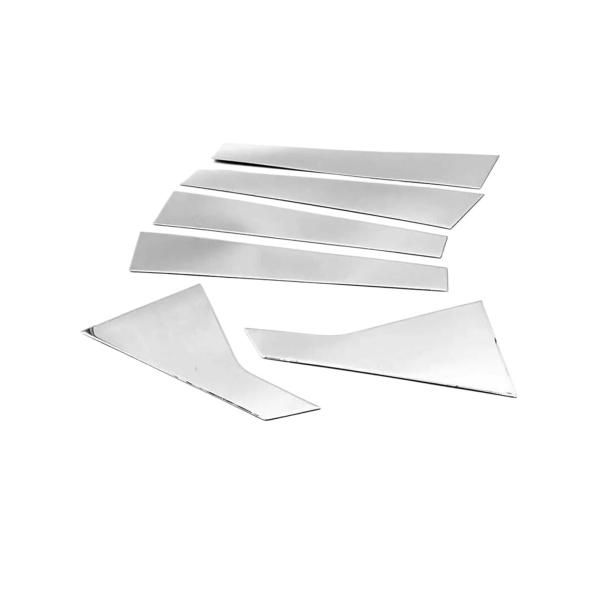 商品名:  USEDRAW 6PCS Chrome Plated Pillar Posts Compatible with Optima 2016-2020 Car Door Side Window Trim Decorative Cove...
