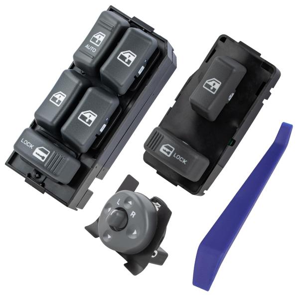 商品名:  Obaee Driver &amp; Passenger Side Power Window Switch &amp; Mirror Control 4 Door Compatible with 1994-2001 Chevy ...