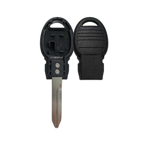 商品名: AKS KEYS 交換用 ノーカット ブランクキーシェル クライスラー ダッジ ジープ フォルクスワーゲン 車用 ? POD Y170-PT、キー溝Y159に対応 ? トランスポンダーチップなし、電子機器は含まれていません (2)...