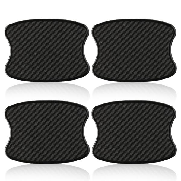 商品名:  ZIMISI 4PCS Car Door Handle Cup Scratch Protector, 3D TPU Carbon Fiber Car Door Handle Protector Sticker, Door Bow...