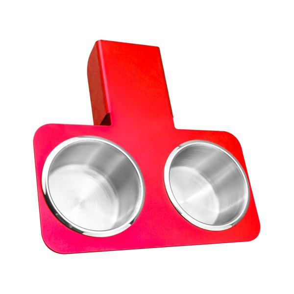 商品名: トラックカップホルダー。シボレー/GMC C/K 10/20/30 1973-1987に対応 取り外し可能なセンタードリンクウォーターホルダー ステンレススチールカップスロット付き (レッド) Truck Cup Holder C...