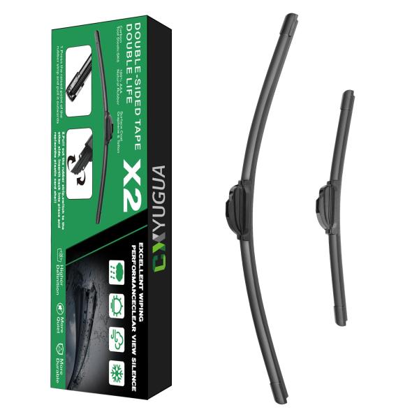 商品名:  CXYUGUA Wiper Blades for 2008-2018 Accord/2010-2015 Outback/Legacy/Prius, Windshield Wiper Blades Replacement 26"+...