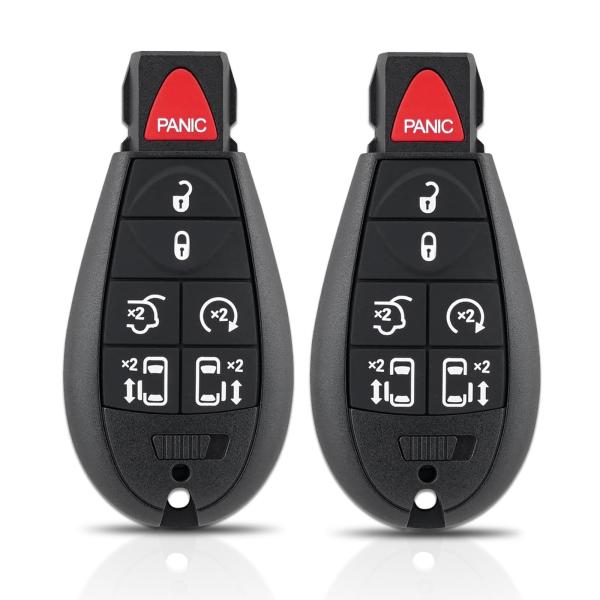 商品名:  Key Fob Replacement Fits for 2008-2016 Chrysler Town and Country/ 2008-2020 Dodge Grand Caravan Keyless Entry Remo...