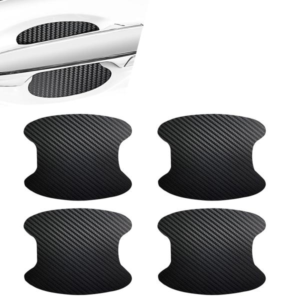 商品名:  DACIRTY 4 PCS Car Door Door Bowl Sticker, Anti-Scratch Wear-Resistant Carbon Fiber Pattern Paint Protection Sticke...