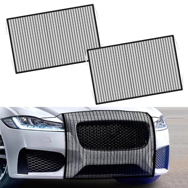 商品名:  Downhill 2 PCS Front Hood Grille Protection Mesh, Air Intake Dustproof Net with 4 Hooks, 41.33In x 31.49In High-de...