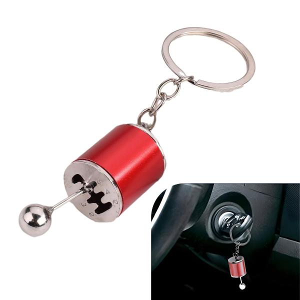 商品名: leechio カーシフトヘッドキーチェーン ミニクールキーチェーン ほとんどの車、トラック、SUVに適しています(レッド) leechio 1 PC Car Shift Head Keychain, Mini Cool Keyc...