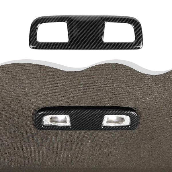 商品名: HTHE フロントルーフ リーディング ライト パネルカバー 2019-2025 シボレー シルバラード &amp; GMC シエラ エクステリア アクセサリー (カーボンファイバー) に対応 HTHE Front Roof Re...