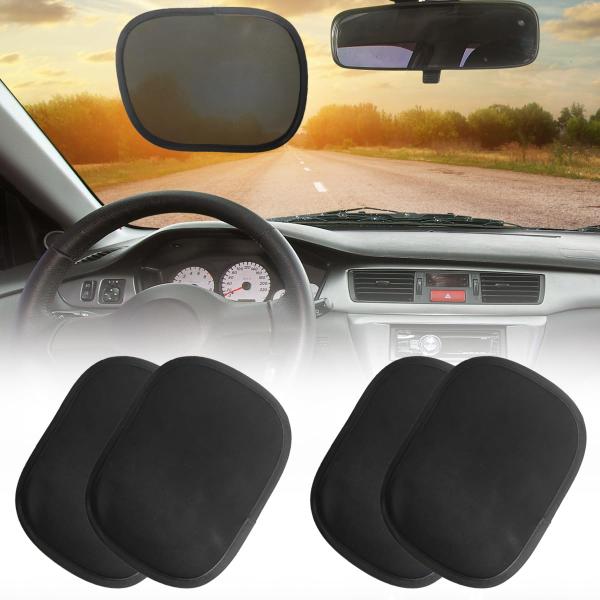 商品名: ZIMISI ミニチュア静電気吸着車用フロントガラスサンシェード、紫外線ブロックサイドウィンドウシールド、ユニバーサル車両用サングレア保護ブロッカーアクセサリー安全運転用 (2組) ZIMISI Miniature Static ...