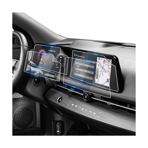 商品名:  LFOTPP For 2025 Nissan Ariya Screen Protector - (4pcs) 2023-2025 Ariya 12.3 Inch+12.3 Inch Touchscreen [Nano Film]...